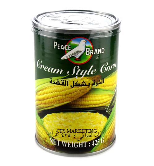 Cfs Marketing | PEACE SWEET CREAM CORN E/O(T) 425GX24